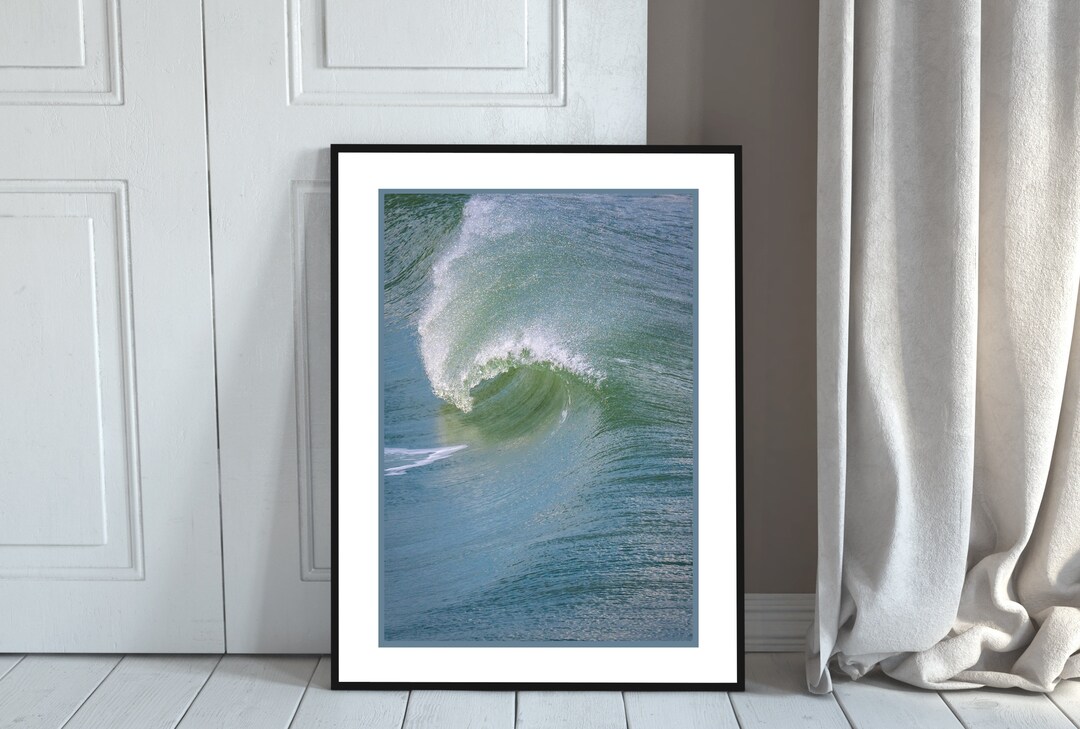 Leading Lines Wave Curl, Outer Banks Art, OBX Photography, OBX Wave ...