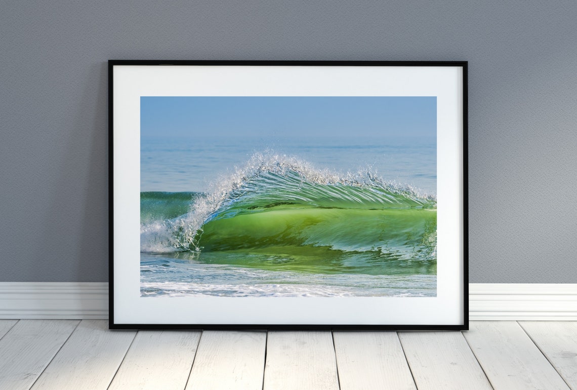 Crazy Wave 8x12 Print, Outer Banks Art, Beach Art, OBX Photography, OBX Wave Action, Authentic ...