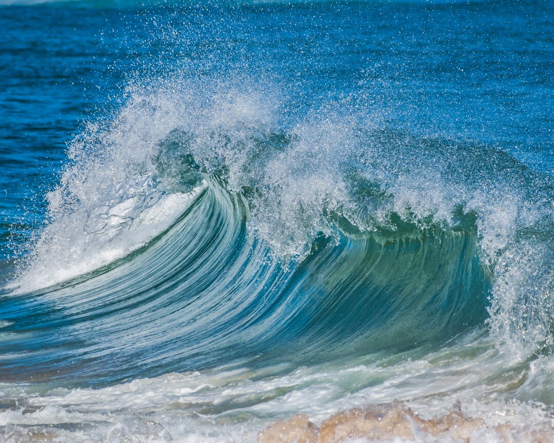 Pretty Emerald Wave 533, Outer Banks Art, OBX Photography, OBX Wave ...