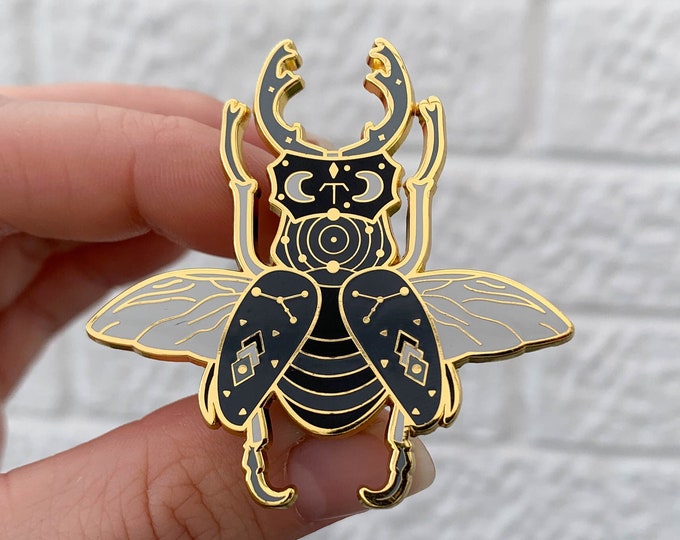 Stag Beetle Pin - Etsy