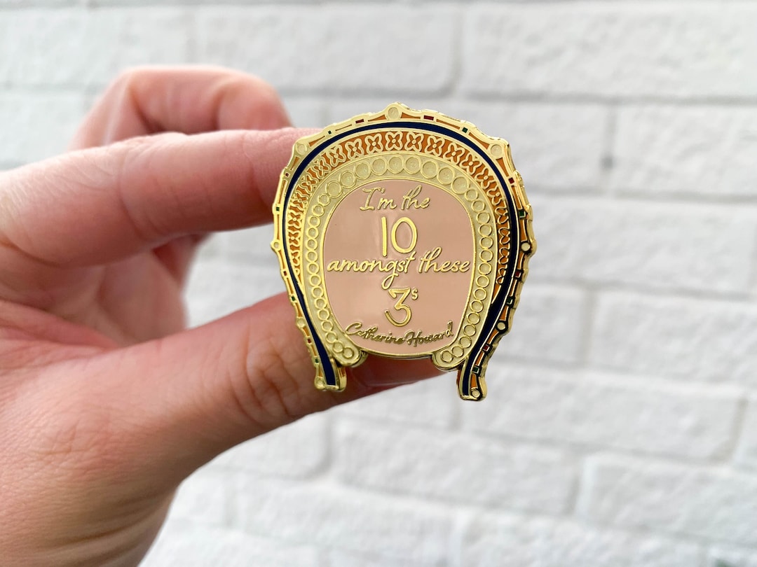 Catherine Howard SIX Musical Enamel Pin: Tudor Wives Lapel Brooch - Etsy