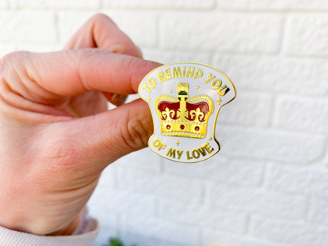 Hamilton King George 'to Remind You of My Love' Enamel Lapel Pin Badge ...