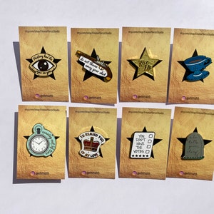 Hamilton RISE UP Enamel Lapel Pin Musical Badge Brooch Golden Star ...