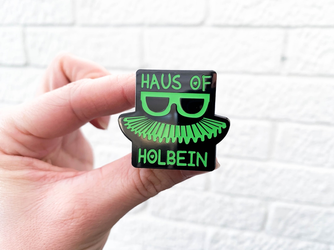 Haus of Holbein Glow in the Dark Enamel Pin - SIX Musical Brooch - Etsy