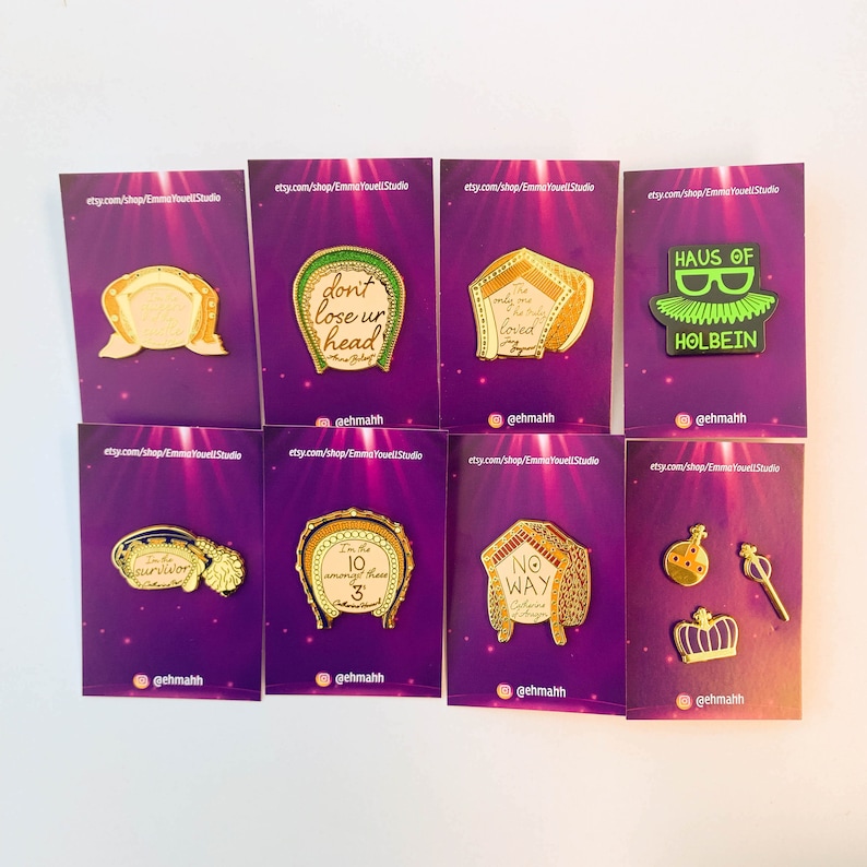 Anne Boleyn Enamel Pin: SIX the Musical Lapel Badge "don't Lose Your ...