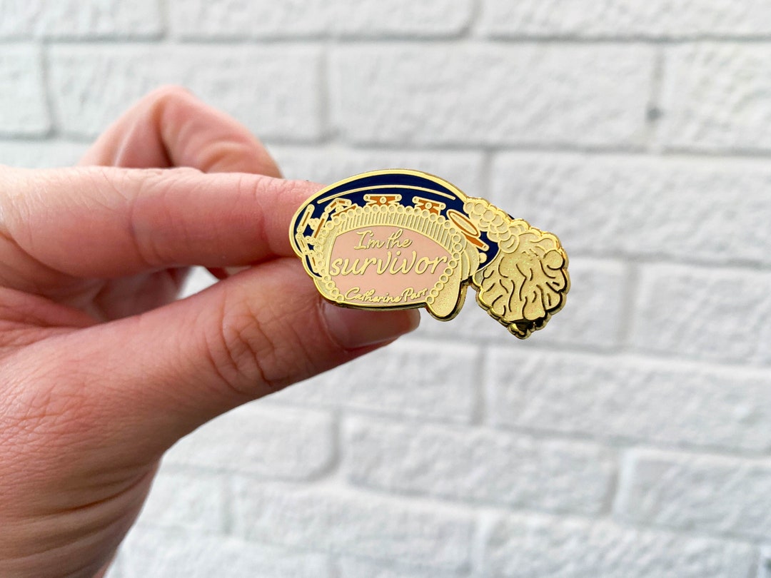 Catherine Parr 'i'm the Survivor' Enamel Lapel Pin Badge Brooch SIX ...