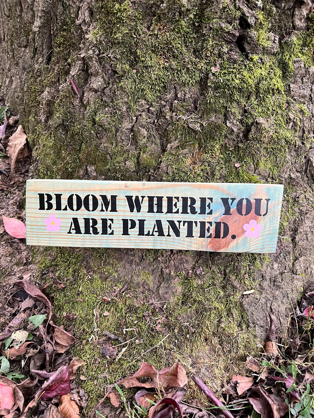 Bloom Where You Are Planted, Plant Signs, Handmade Decor, Rustic Signs ...