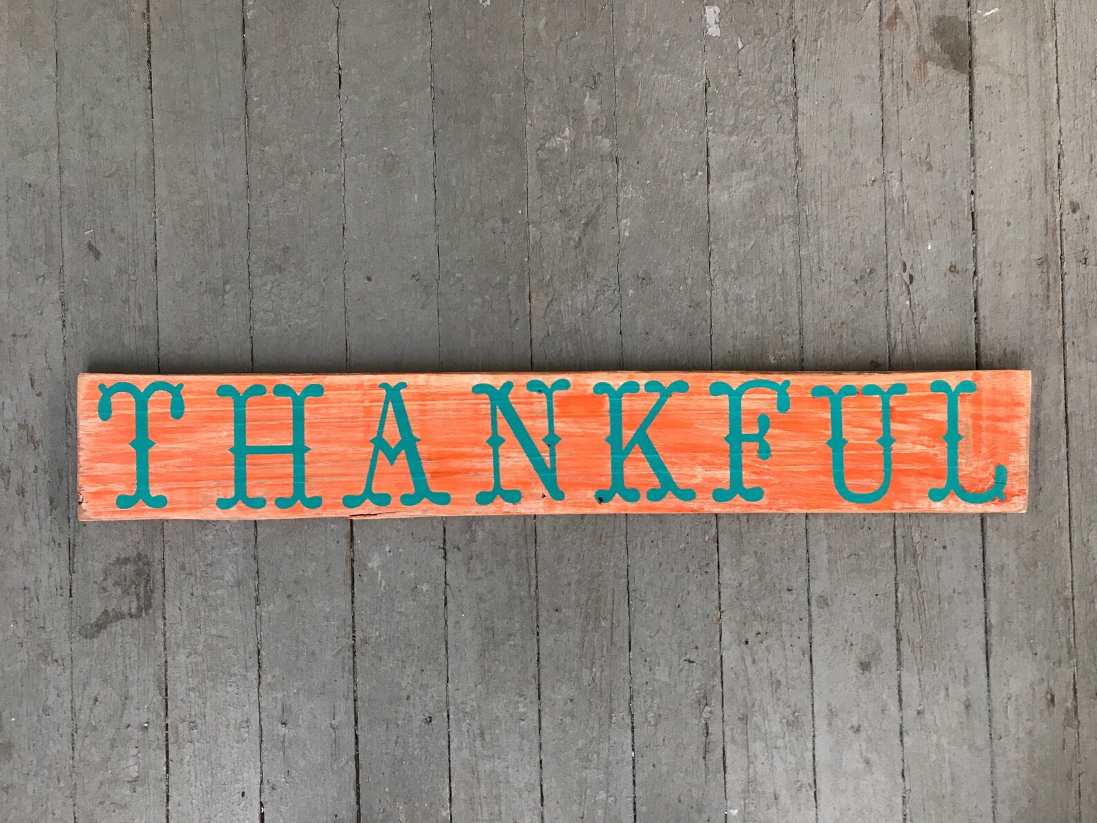 Standing Sign, Wooden Standing Sign, Tall Sign, Thankful Handmade Sign ...