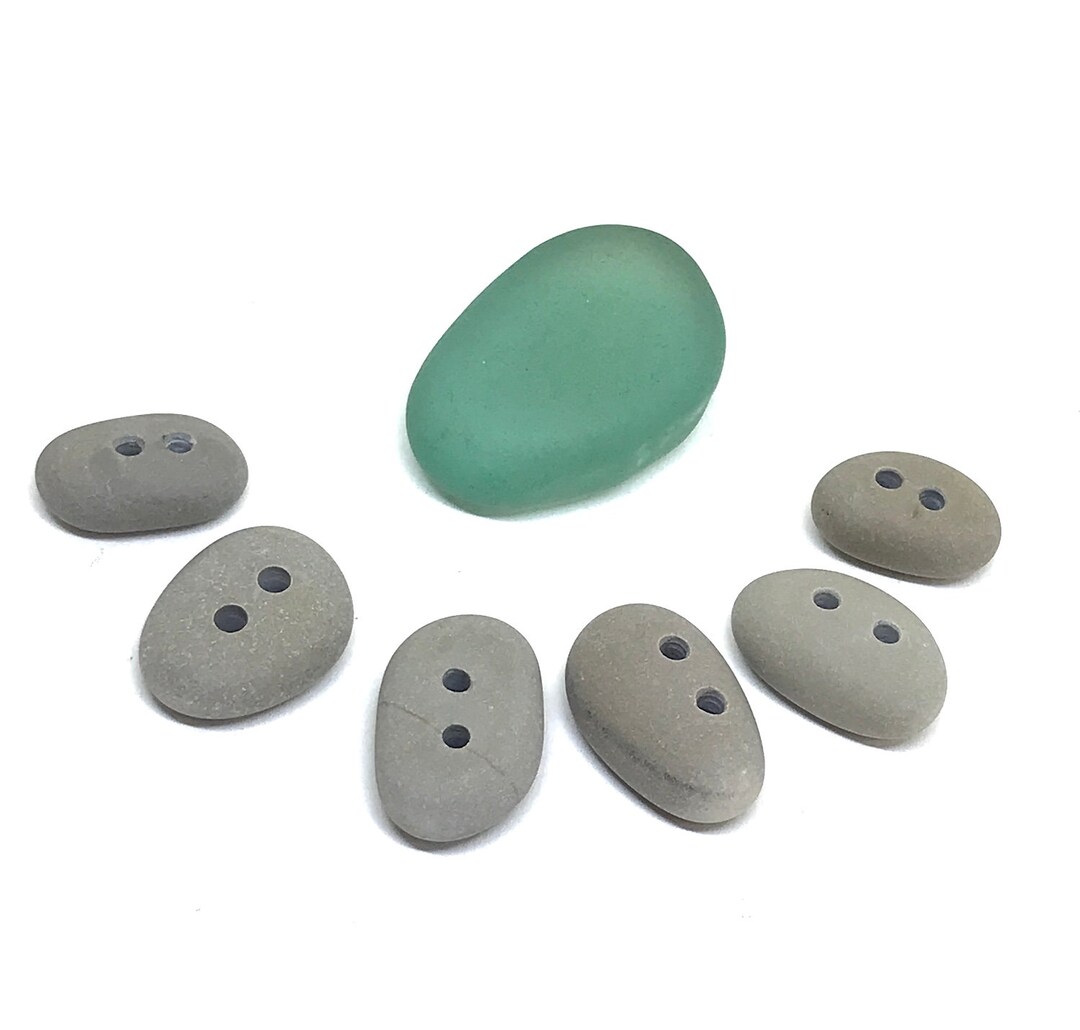 Pebble Buttons - Etsy