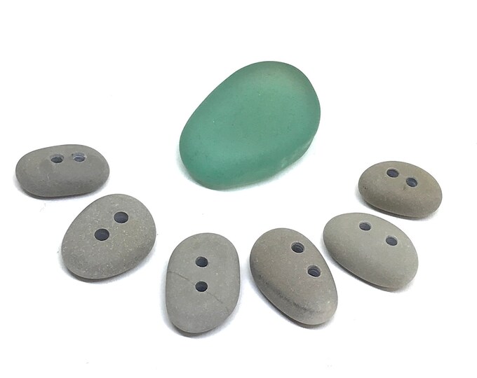 Pebble Buttons - Etsy