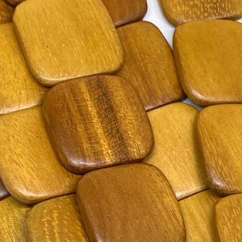 Square Wooden Beads - Etsy