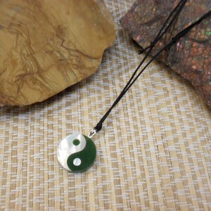 Jade Yin Yang Pendant - Etsy