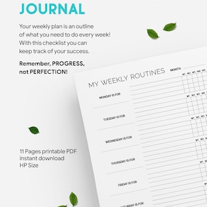 Editable Flylady Control Journal, HP Size - Etsy