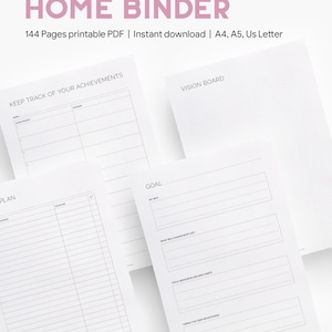 Home Management Binder Printable - Etsy