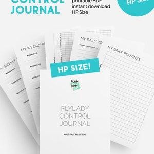 Editable Flylady Control Journal, HP Size - Etsy