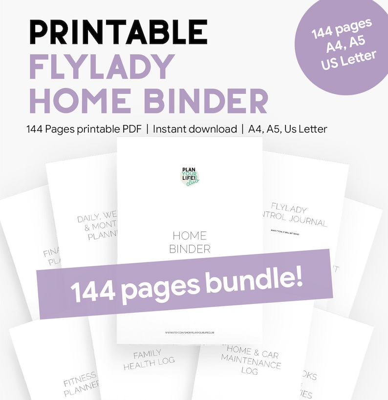 Flylady Home Management Binder Printable - Etsy