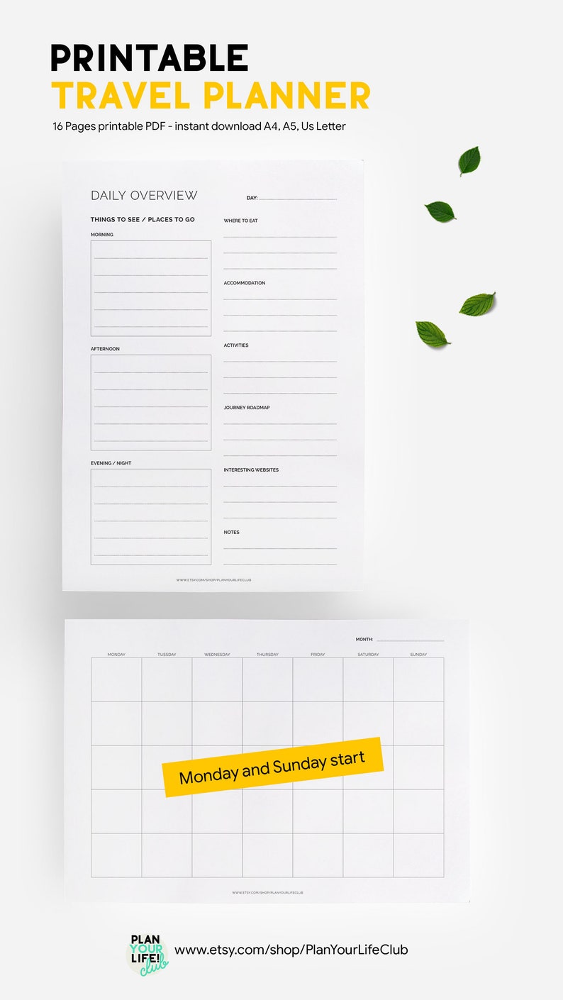 Travel Planner Printable Etsy travel-planner-printable-etsy