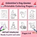 20 Gnome Valentine Coloring Pages for Kids, Valentines Gnome Toddler ...