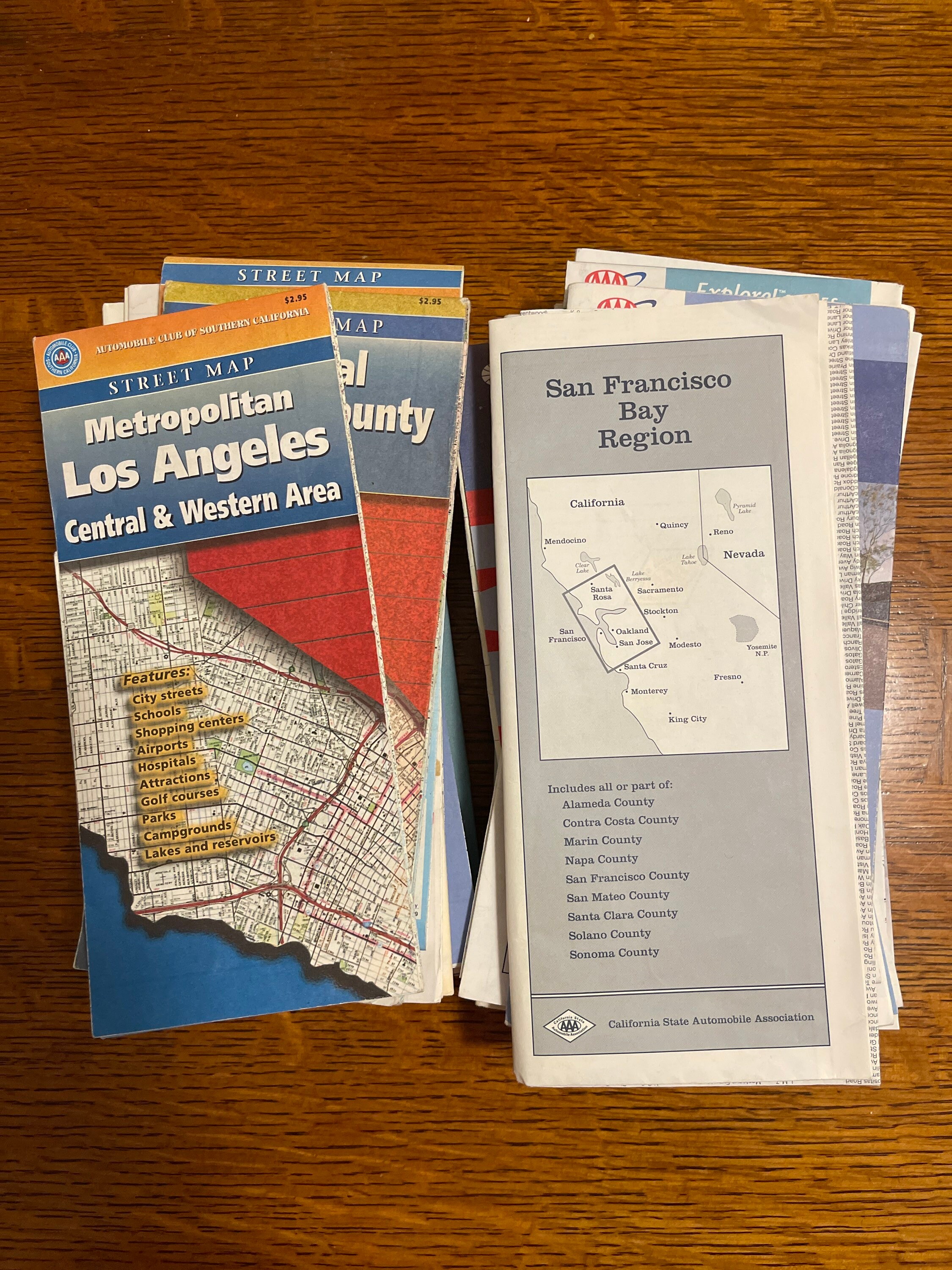 Aaa Map Of California