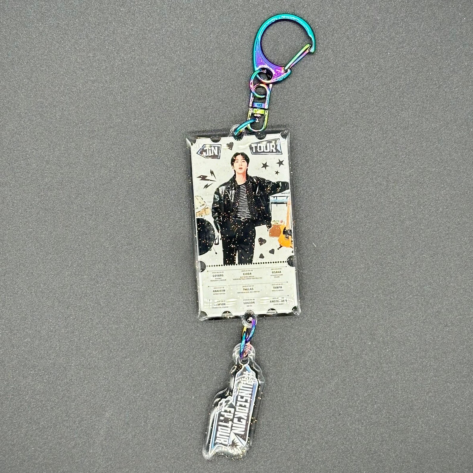 BTS Jin “run Seok Jin” Tour Inspired Acrylic Keychain | K-pop Concert ...