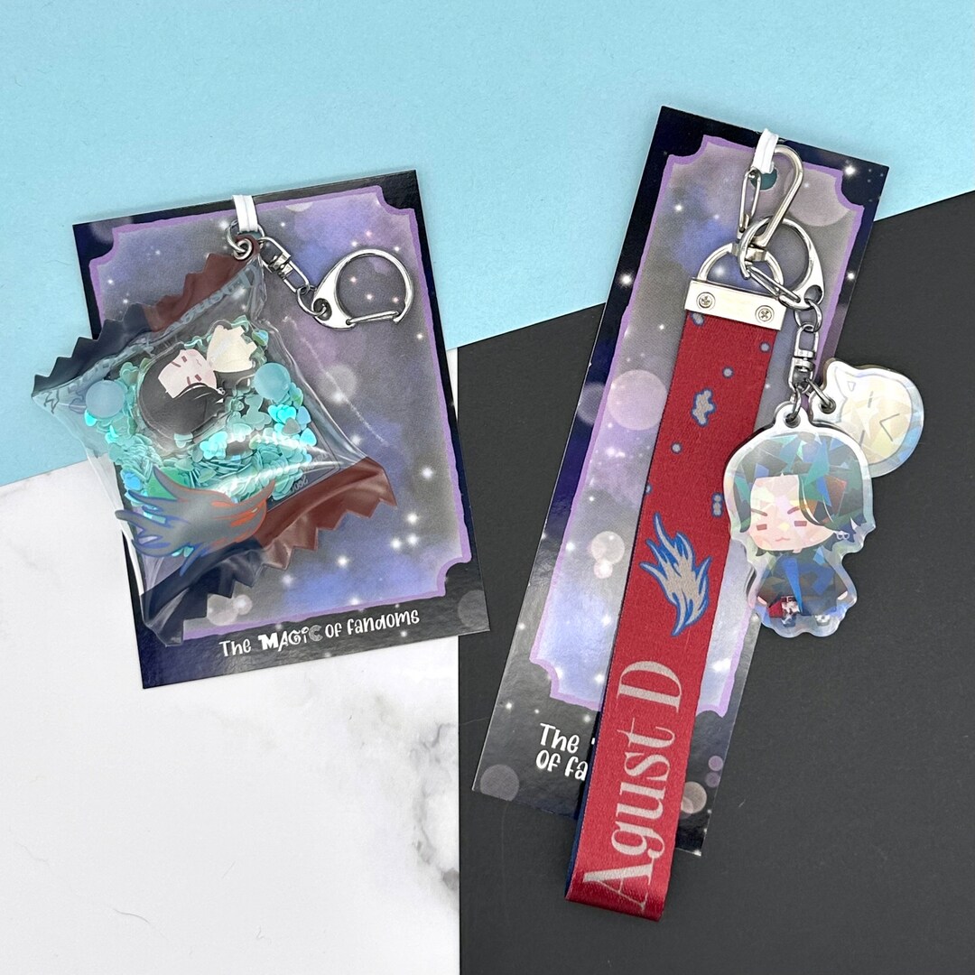 BTS Suga Agust D Tour Snack Bag or Wristlet Keychain - Etsy