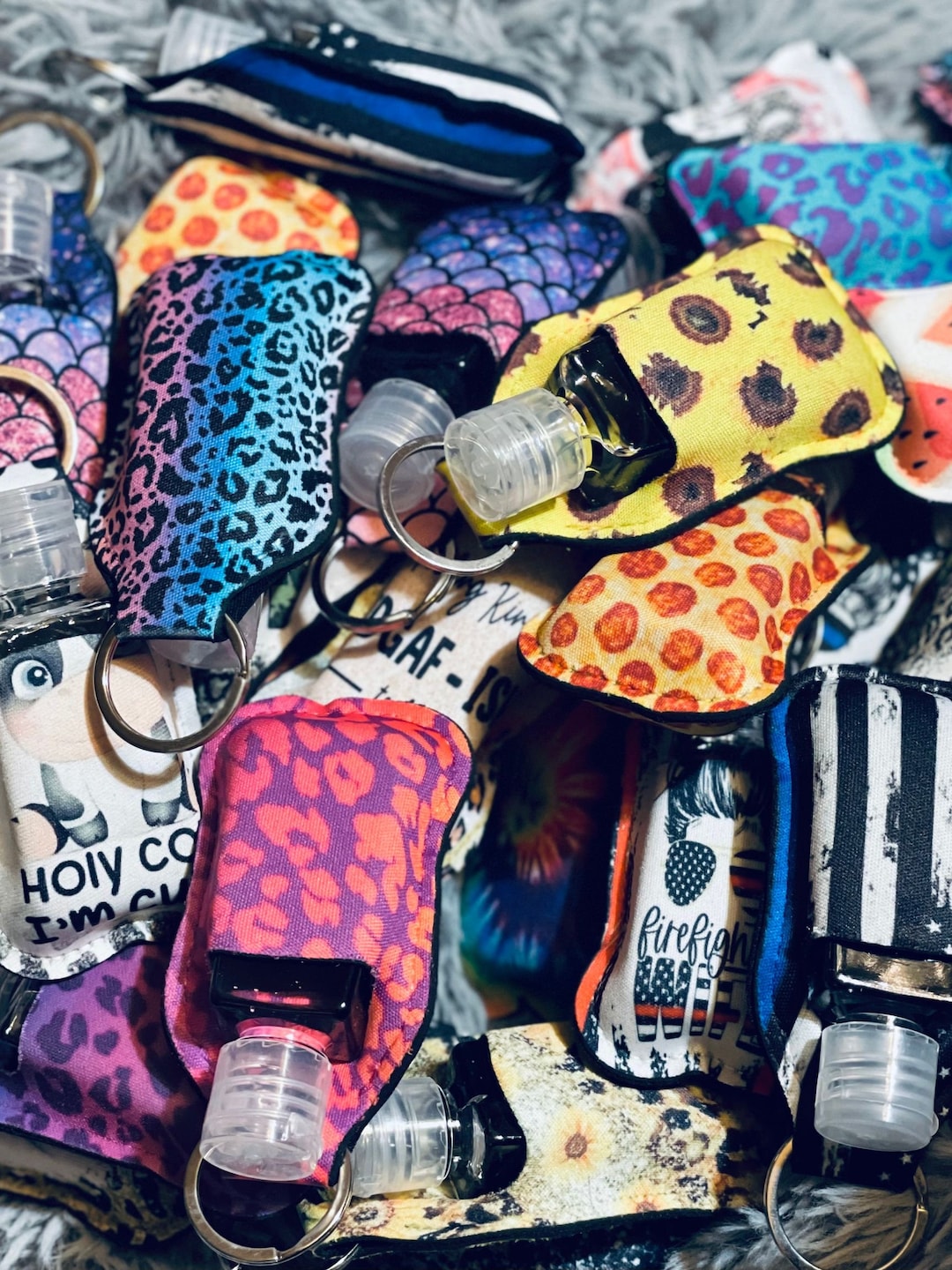 Germ-x Holder/germ-x Keychain/key Fob Sanitizer/sanitizer Wristlet ...