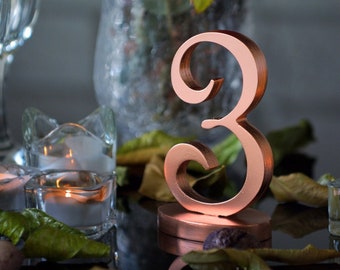 LARGE Table Numbers, Rustic Wood Wedding Decor, Table Decor, Event ...