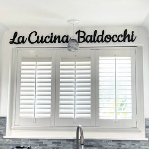 Italian Kitchen Signs / Italian Kitchen Wall Decor / Custom Kitchen ...