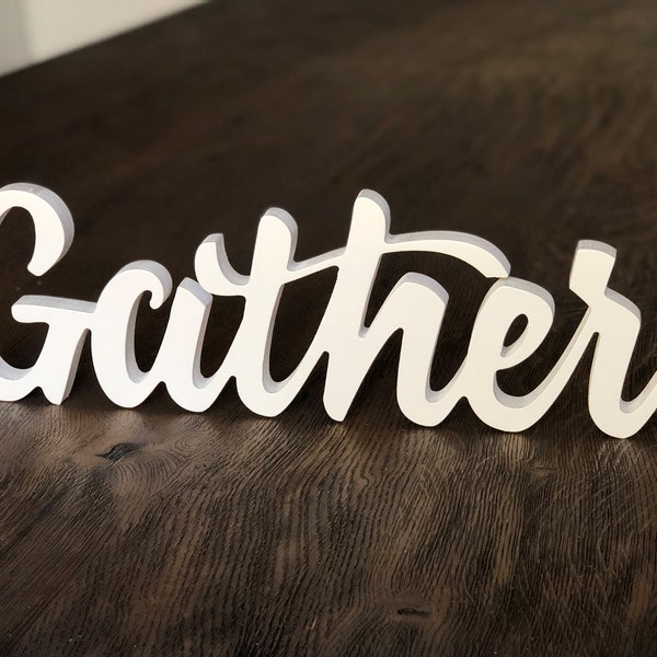 Gather Sign - Etsy