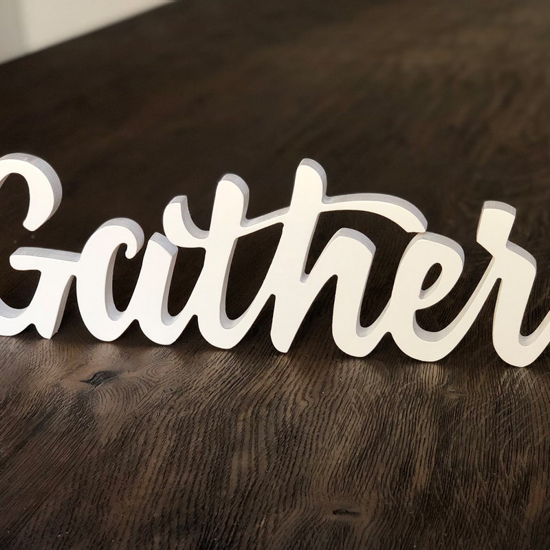Gather Sign - Etsy