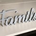 Wood Family Signs, Tabletop Family Letters, Mantel Decor, Family Word ...