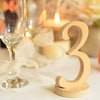 Wooden Table Numbers / Wedding Table Number / Glitter Table Number ...