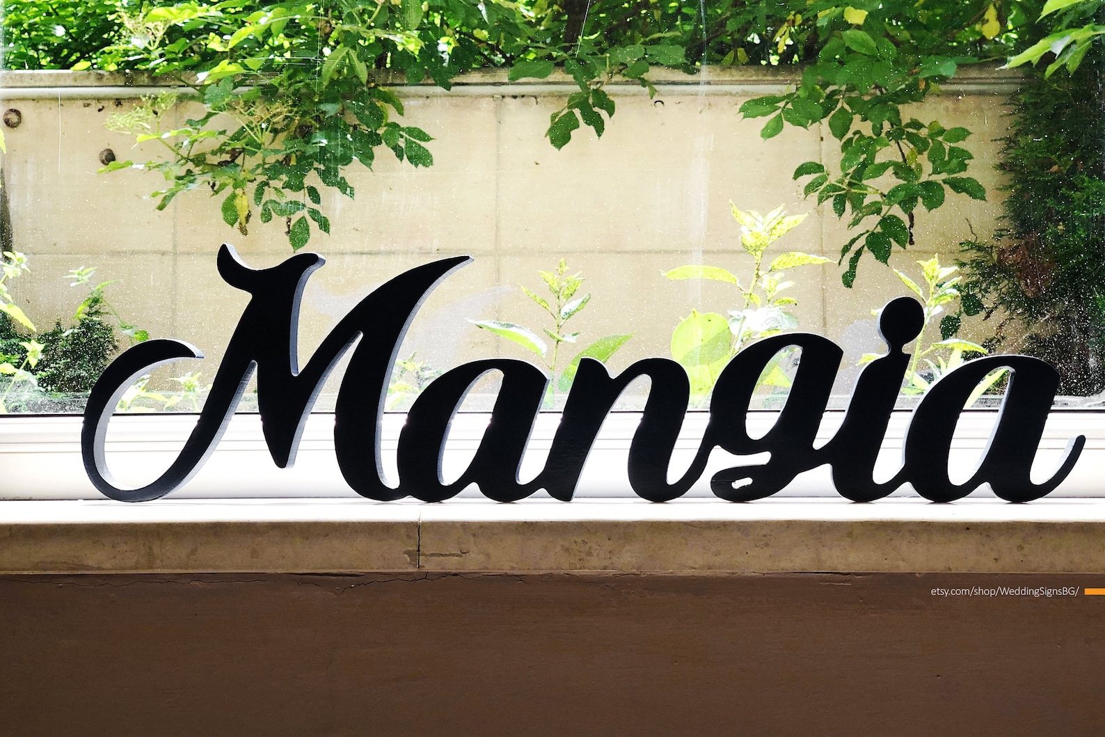 Kitchen Wood Sign, Italian Sign Eat, Mangia Sign, Dining Room Sign ...