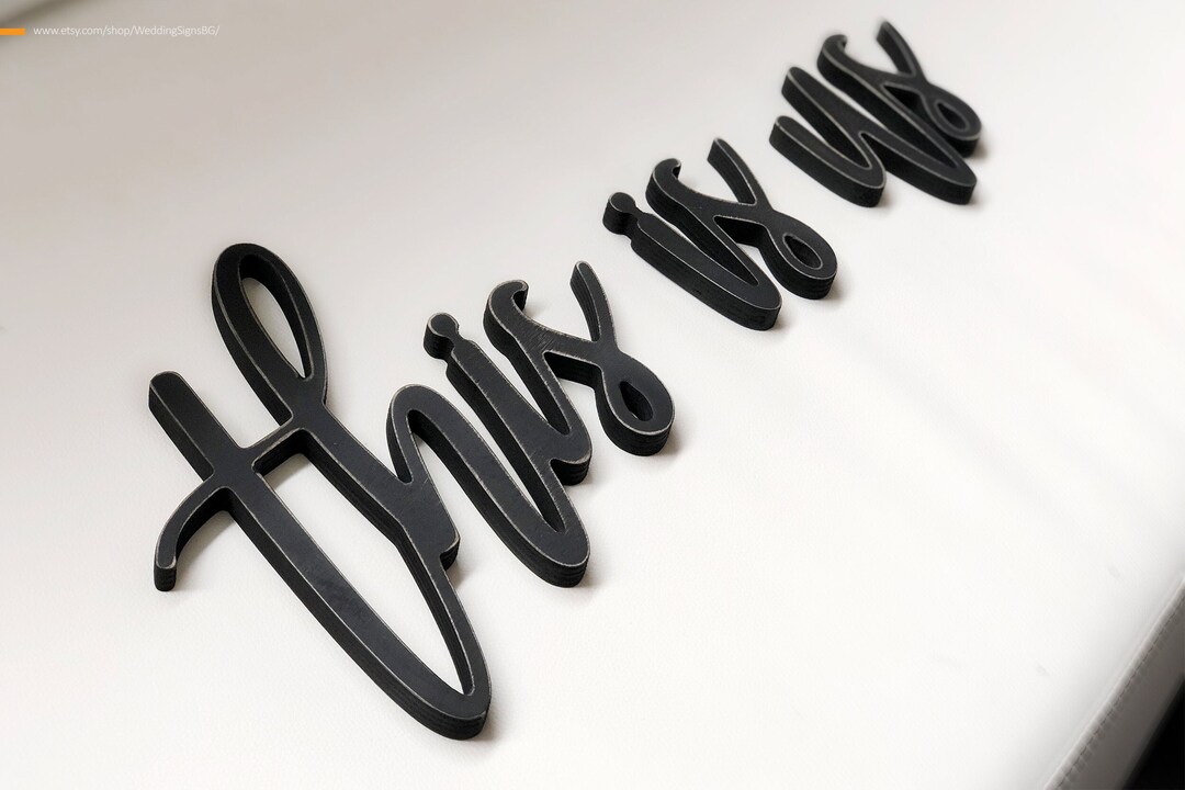 This is Us Wall Decor Sign, This is Us Sign, This is Us Cut Out Word ...