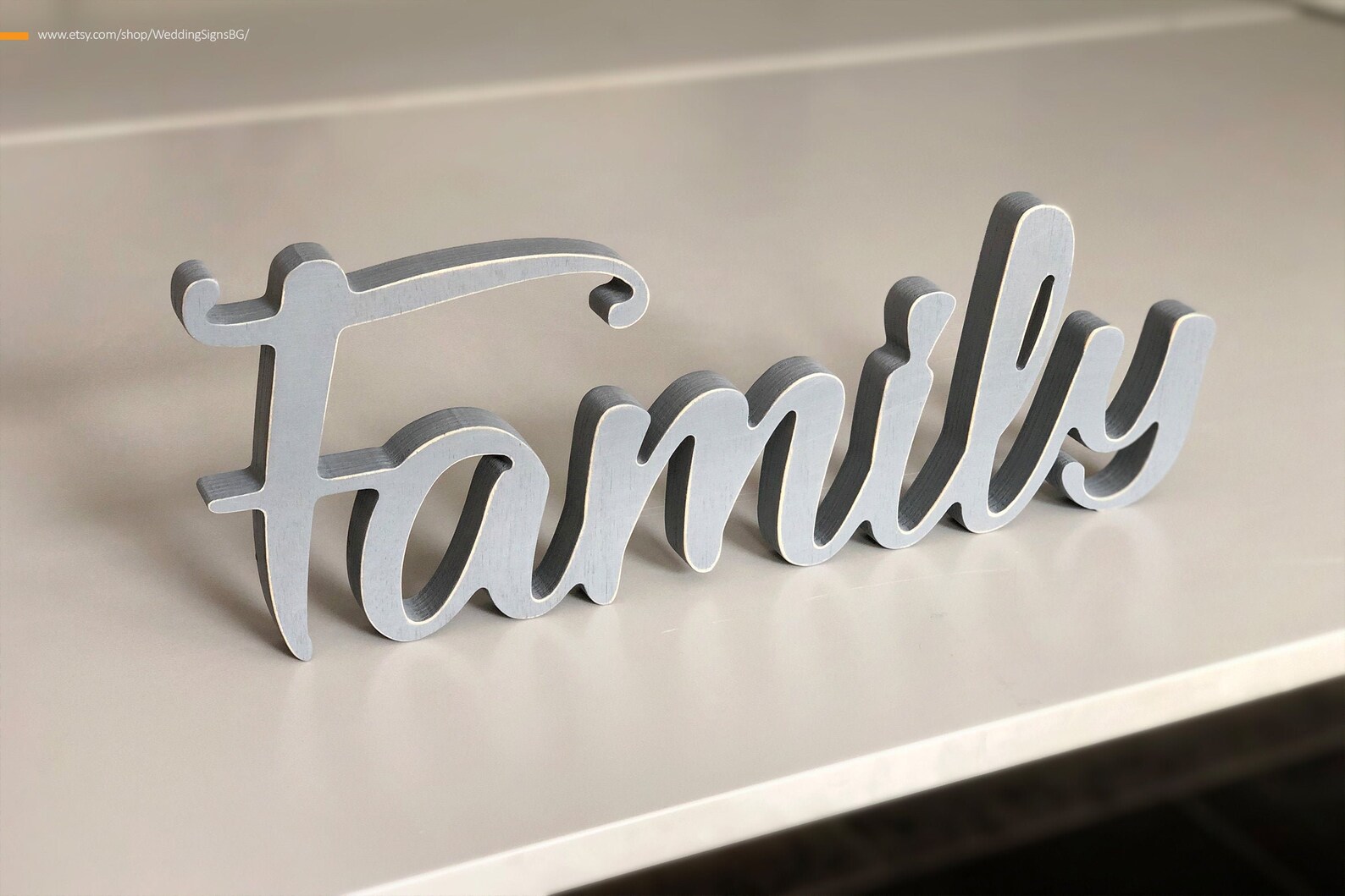 Wood Family Signs Tabletop Family Letters Mantel Decor | Etsy