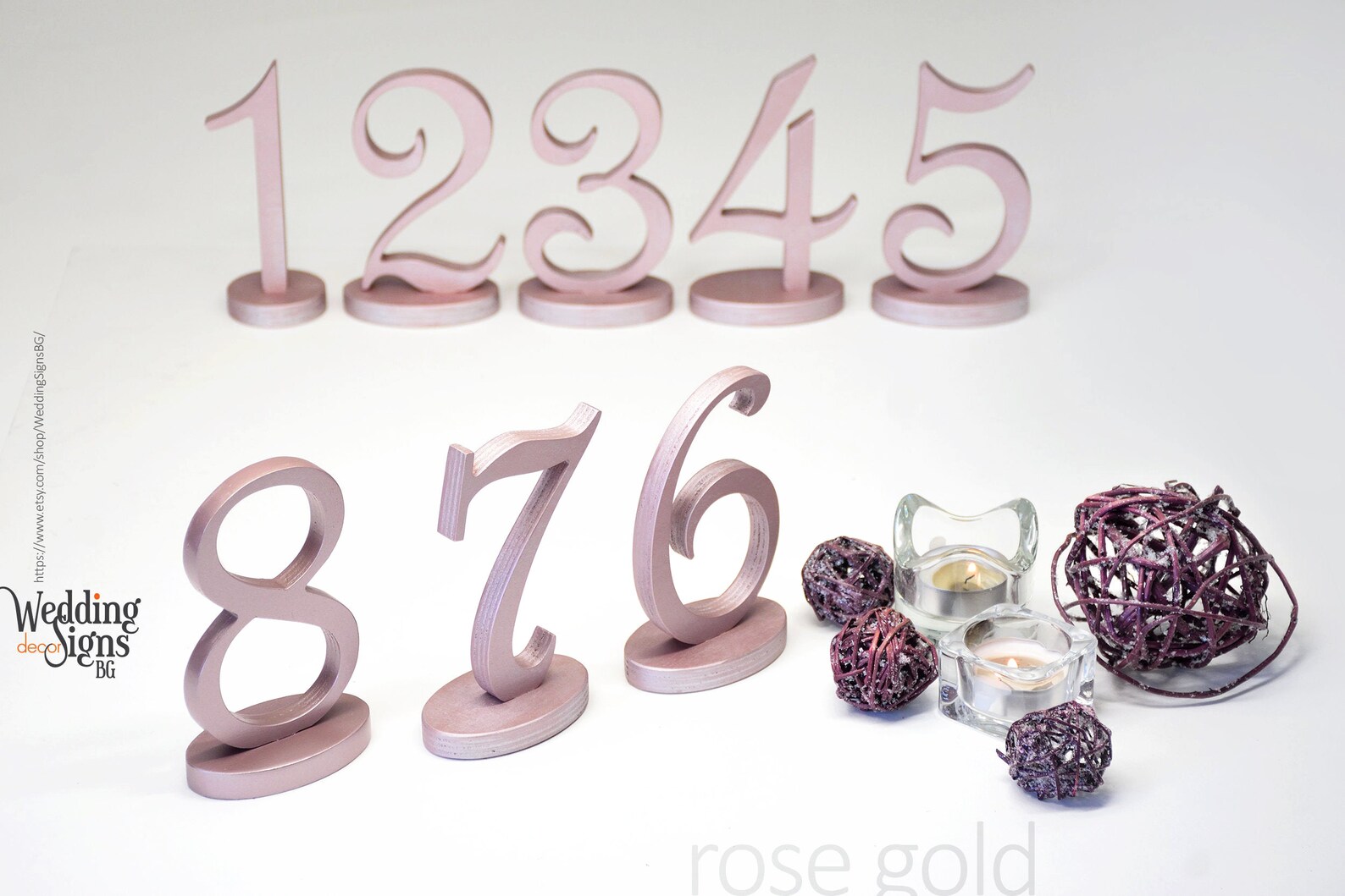 Rustic Wedding Wood Table Numbers Rustic Wedding Table - Etsy