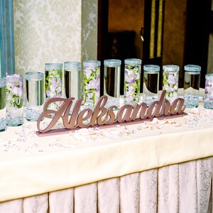 Name Sign for a Party Custom Wood Sign 3d Name Wood Letters - Etsy