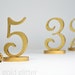 Glitter Wood Table Numbers, Wedding Table Number, Silver Glitter ...