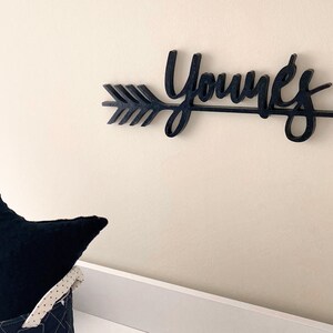 Arrow Name Sign | Personalized Arrow Wood Sign | Custom Arrows | Wall ...