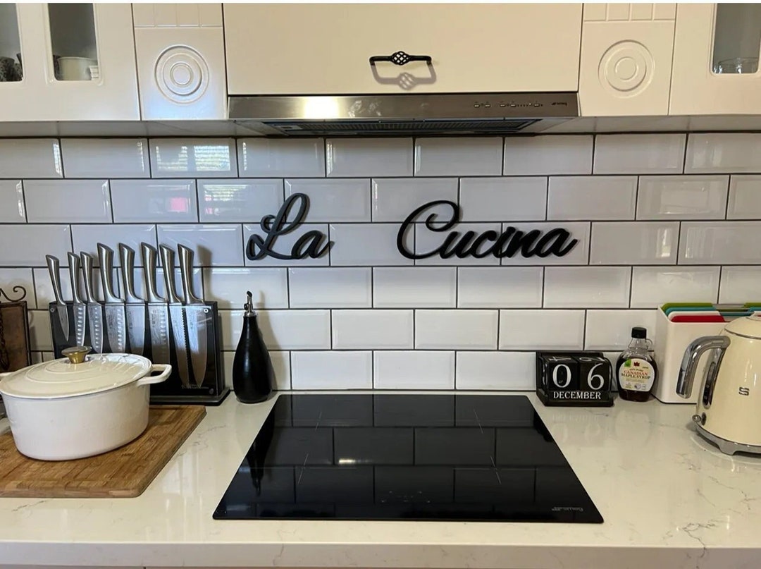 La Cucina Kitchen Sign, La Cucina Sign Italian, Italian Kitchen Decor ...