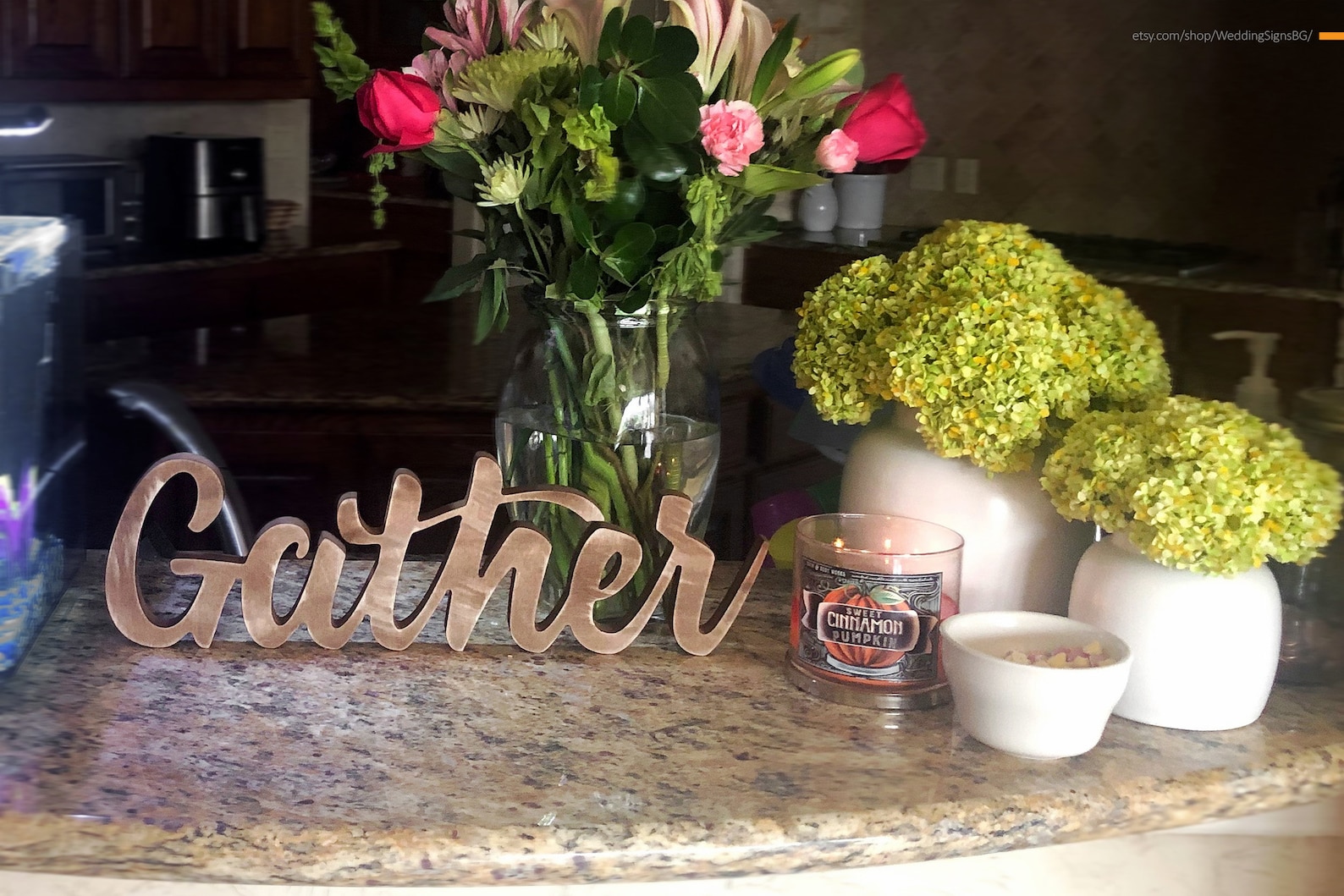 Gather Sign, Gather Wood Sign, Gather Wood Cutout, Dining Room Signs ...