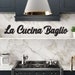 Italian Kitchen Signs / Italian Kitchen Wall Decor / Custom Kitchen ...