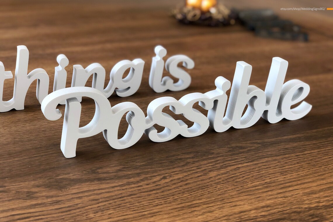 Small Wood Signs, Small Custom Wood Sign, Quote Signs for Shelf, 3 ...