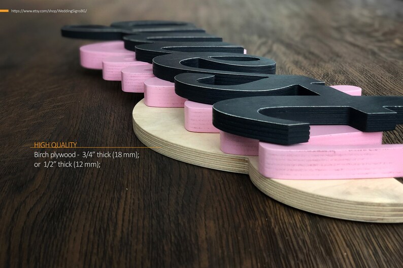 Custom Wooden Names or Words Custom wood names to personalize | Etsy