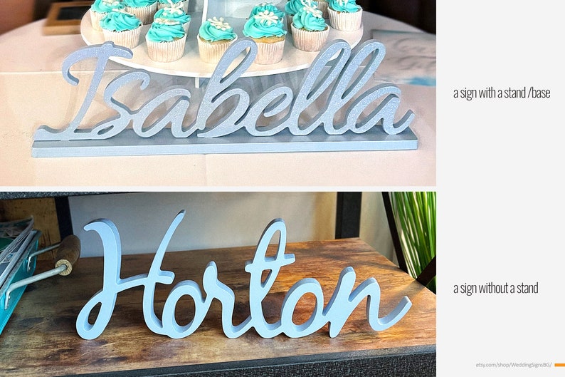Wedding Name Signs / Couples Name Signs / Personalized Wedding Signs ...