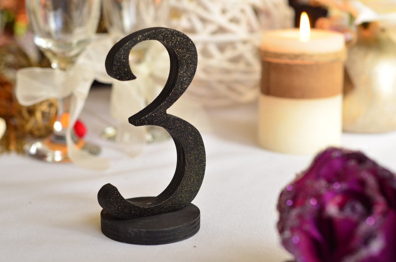 Wooden Table Numbers for Weddings, Anniversary, Bridal Shower, Wedding ...