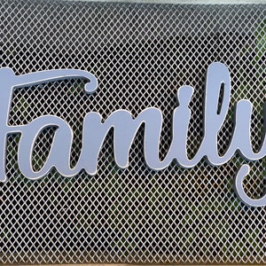 Family Sign, Family Wood Signs, Freestanding Family Decor, 5,5" High ...