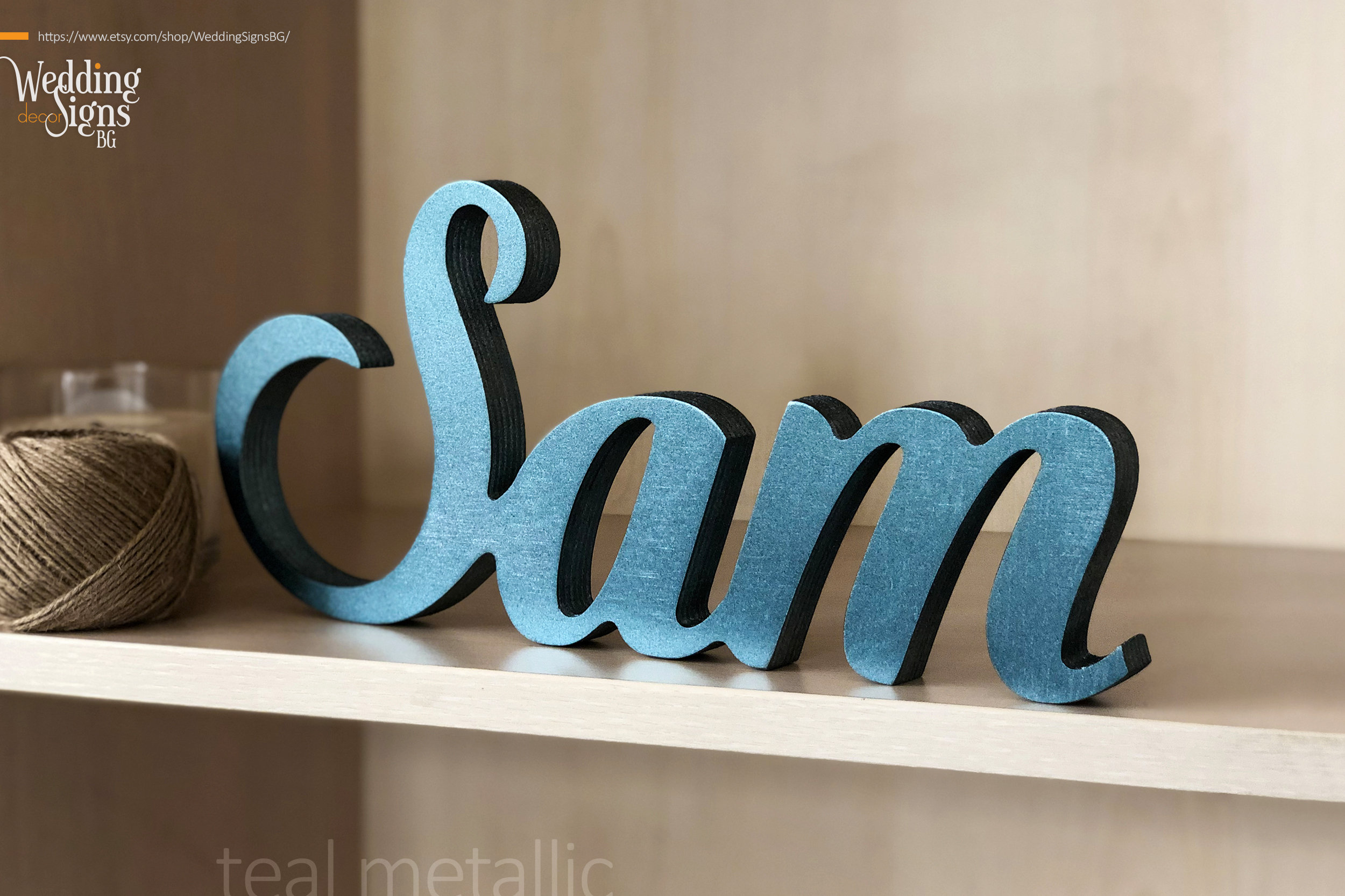 Custom 3D Name Wood Signs Home Décor Sign Wood Name Cutout | Etsy