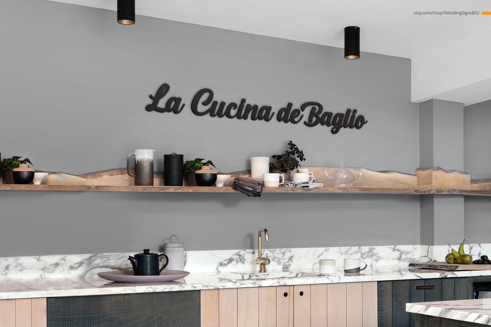 Italian Kitchen Signs / Italian Kitchen Wall Decor / Custom | Etsy