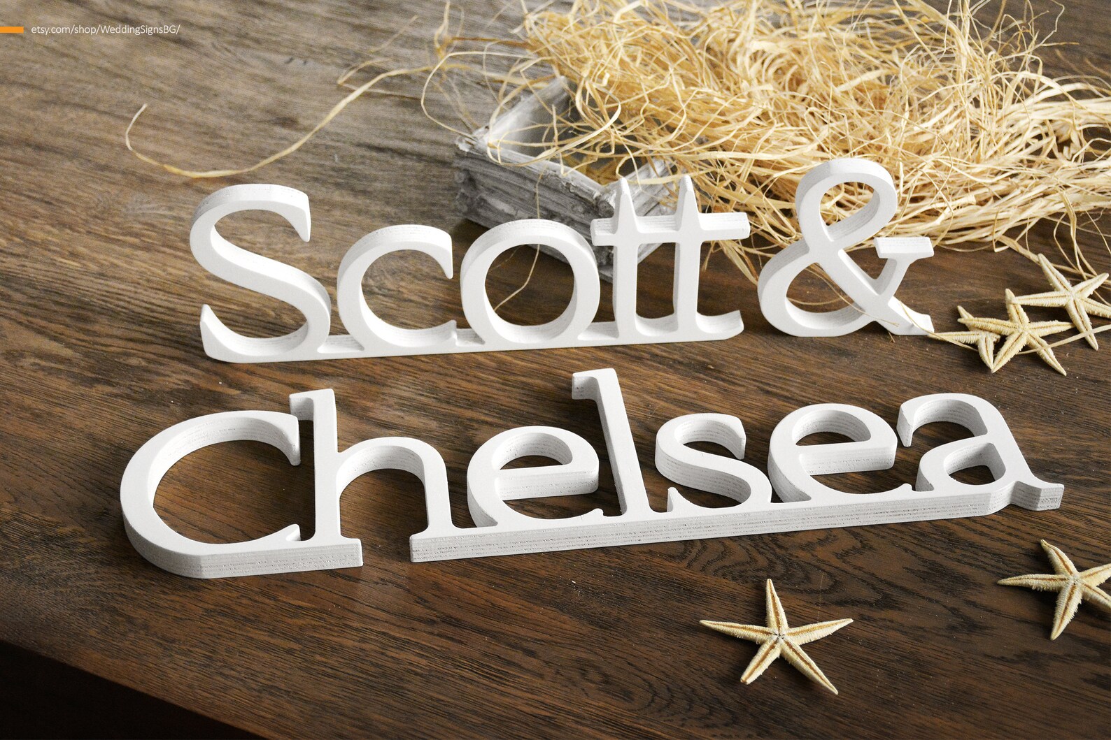 Wedding Name Signs / Couples Name Signs / Personalized Wedding - Etsy